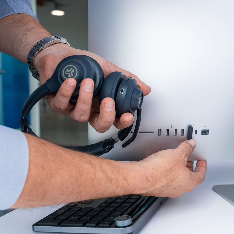 JLab GO Work Wireless On-Ear Headset 2nd Gen – JLab DE